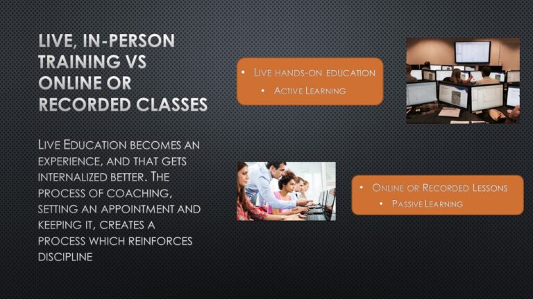The Benefits of Hands-On, Live Training and Working with a Personal ...